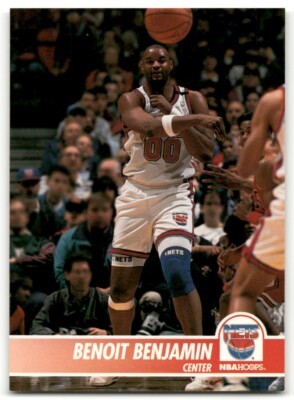 1994-95 NBA Hoops Basketball Card Benoit Benjamin #131 New Jersey Nets ...