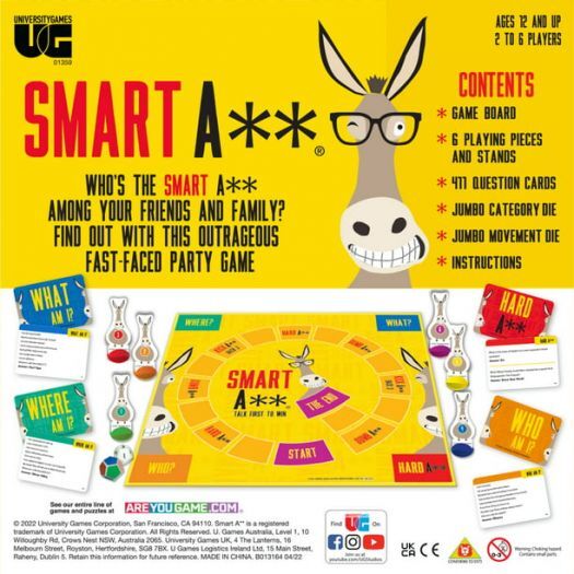 Smart A** Party Game The Ultimate Trivia Game 794764013597| eBay