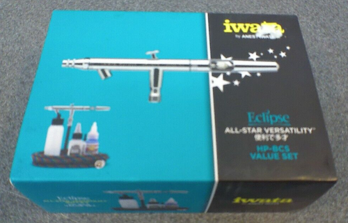 Iwata HP-BCS w/Air Hose Eclipse ECL-2001 Bottom Feed Dual Action Airbrush Kit | eBay
