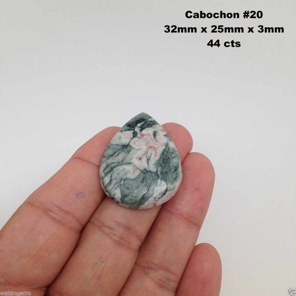 Various Oval, Tear Drop, Square cabochon CAB flatback semi-precious ...