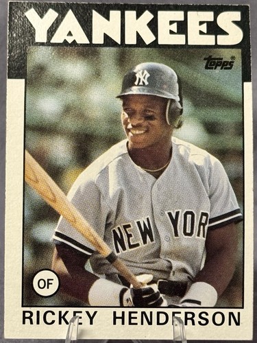 1986 Topps #500 RICKEY HENDERSON New York Yankees | eBay