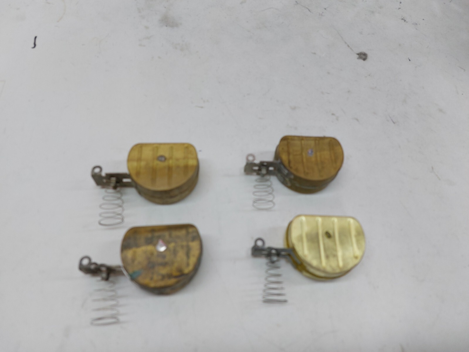 4 Used Holley Side Hung Brass Fuel Float Genuine Holley Parts ...