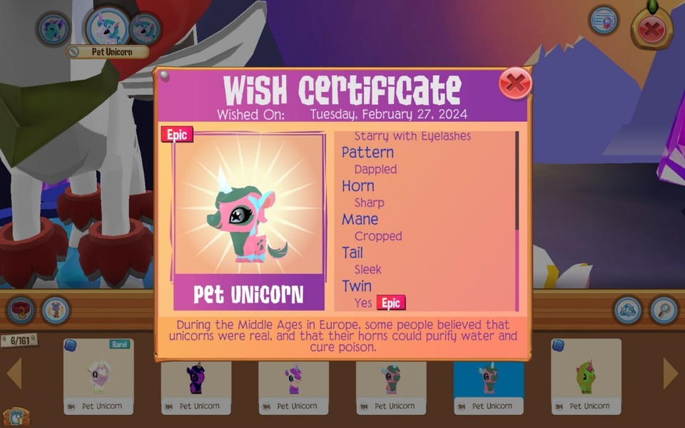 Epic Twin Animal Jam Unicorns ( Read Description) | eBay