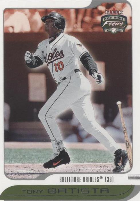 2002 Fleer Focus Jersey Edition - Tony Batista #8 for sale online | eBay