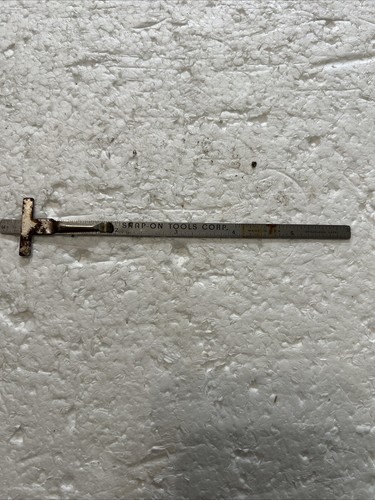 Vintage Snap-On Corp. 6" Stainless Steel Ruler | eBay