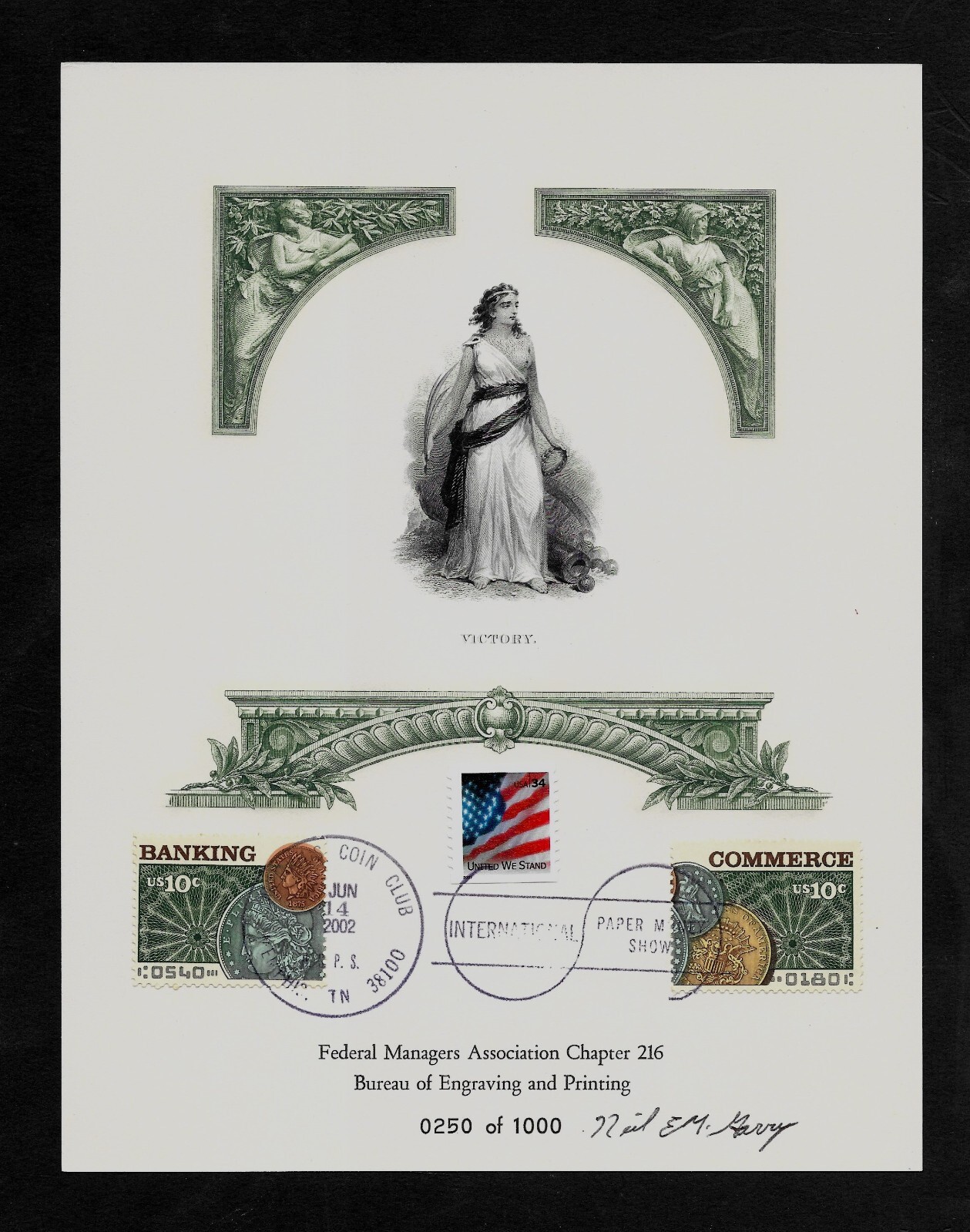 BEP/FMA FM 10 2002 SIGNED: IPMC PAPER MONEY NUMISMATIC CONVENTION ...