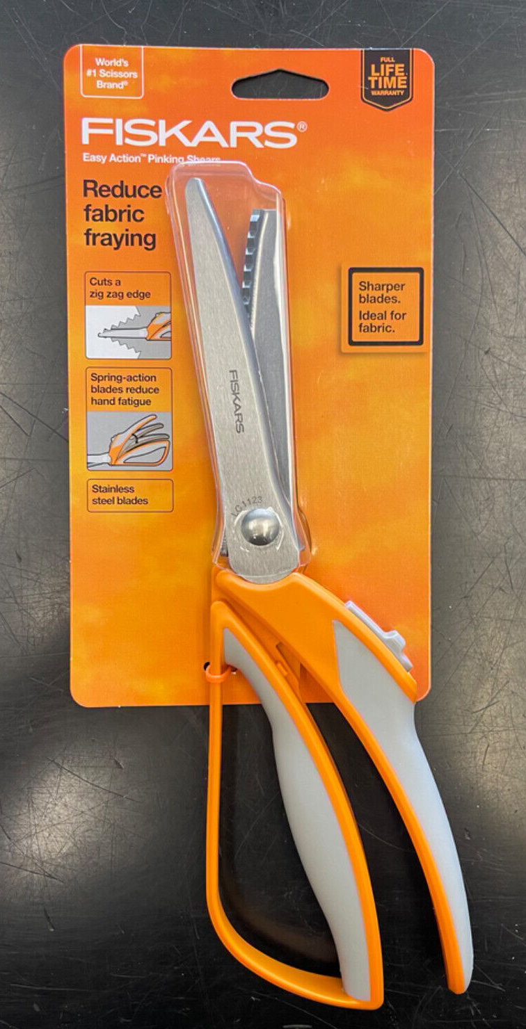 Fiskars 10in Easy Action Pinking Shears for sale online | eBay