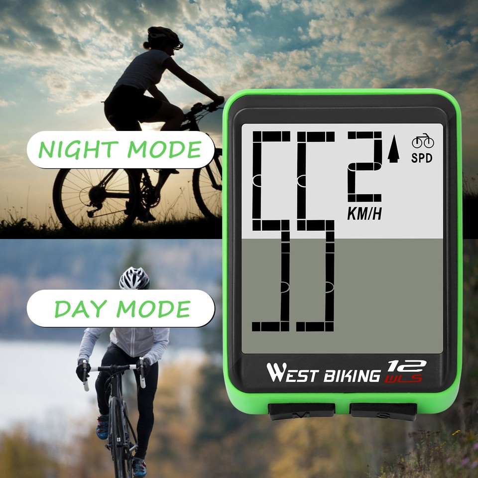 WEST BIKING Wireless GPS Bike Computer Odometer Speedometer Bicycle ...