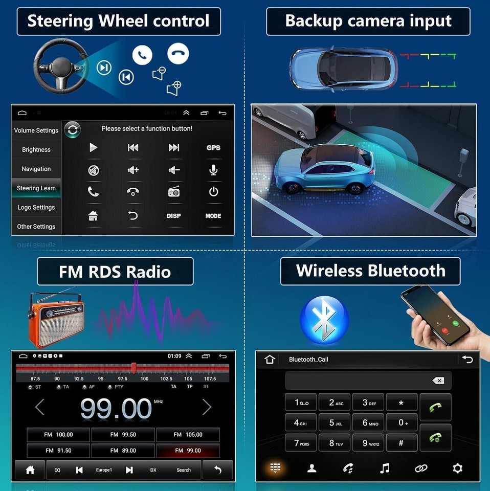 8 Core Android 14 For Nissan Versa 2007-2011 Car Stereo GPS CarPlay 4 ...