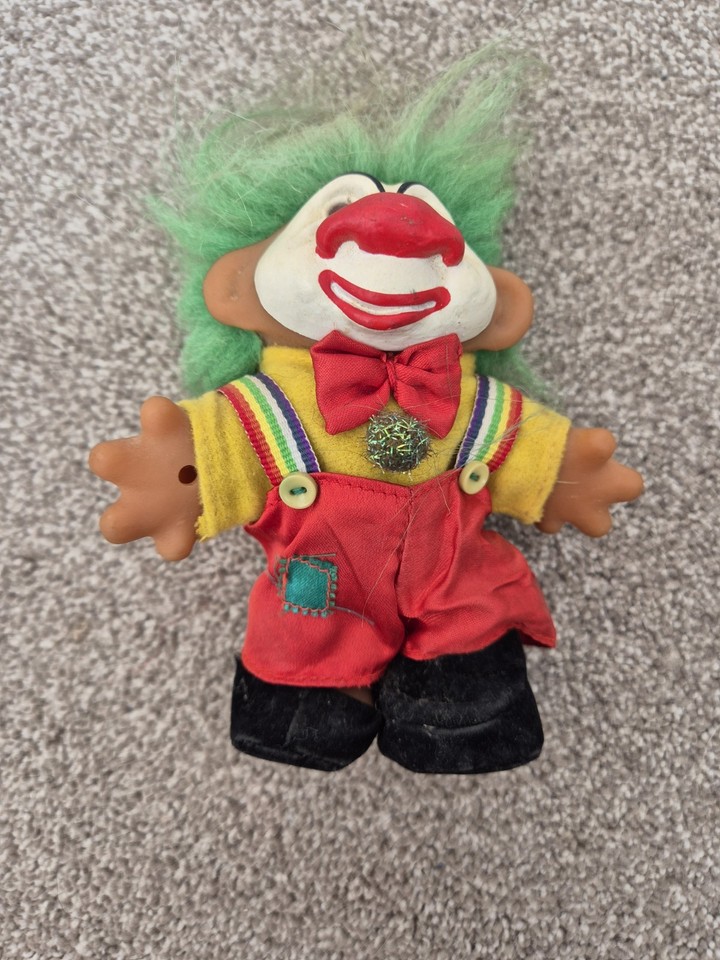 RARE 5" CLASSIC 2005 DAM THINGS CLOWN TROLL FIGURE BASED ON 1986 ...