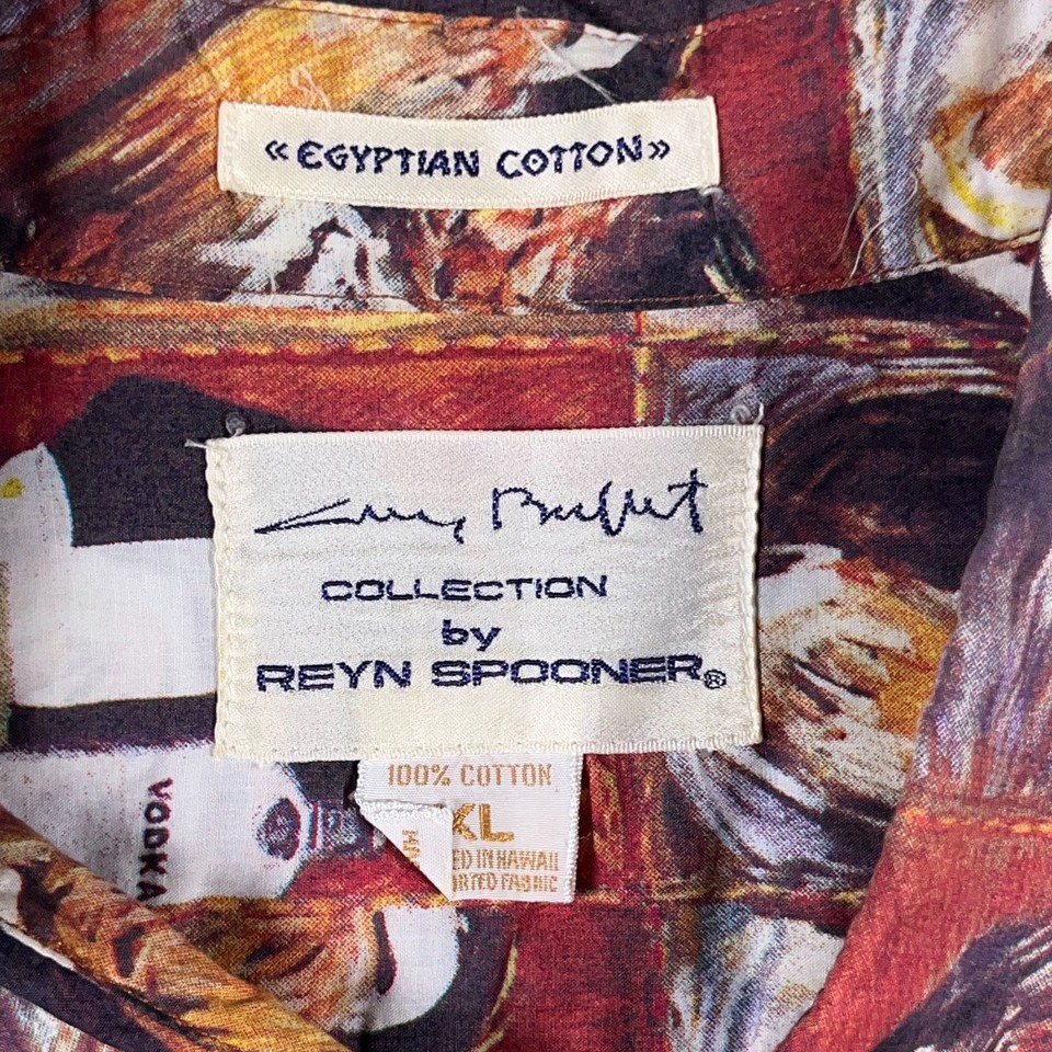 Reyn Spooner Shirt Mens XL Guy Buffet Hawaiian Aloha Egyptian Cotton | eBay