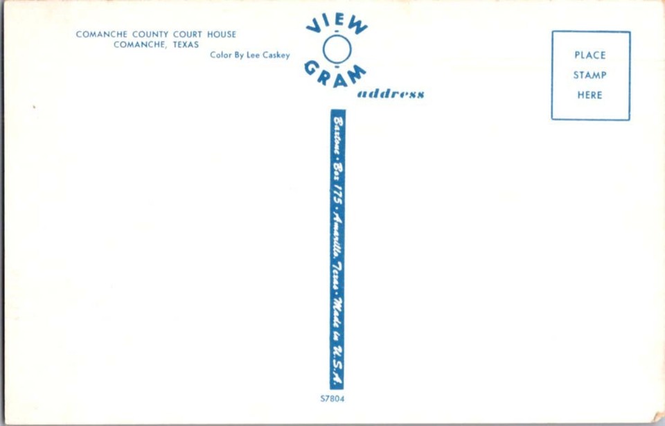 Comanche Texas TX : COURT HOUSE SCENE d/24 BD3683 | eBay