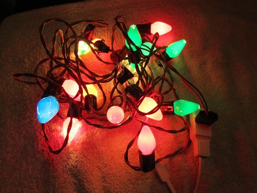 Vintage Peerles Gilbert Christmas Tree 15 Indoor Lights C7 Bulbs Hard ...