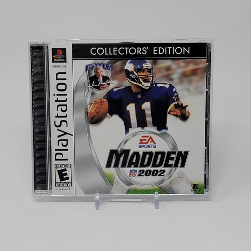Madden NFL 2002 (PlayStation 1 PS1) Collectors Edition CIB COMPLETE ...