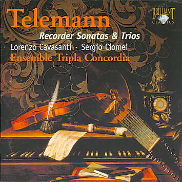 TELEMANN: RECORDER SONATAS & 842977039863| eBay