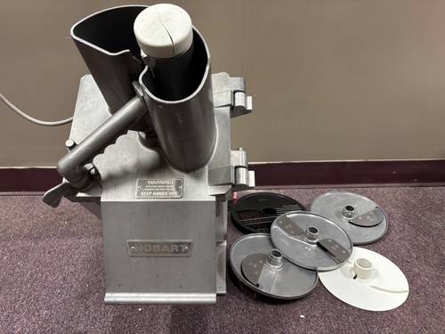 Hobart FP300 Continuous Feed Food Processor w/ 3 Blades & Dicing WORKS ...