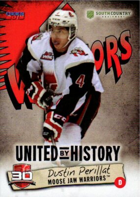 Dustin Perillat 2014-15 Moose Jaw Warriors | eBay