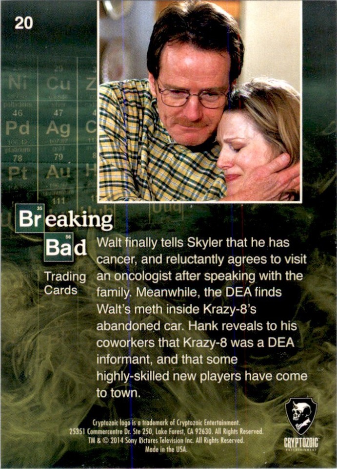 2014 Breaking Bad WALT OWNS UP #20 | eBay