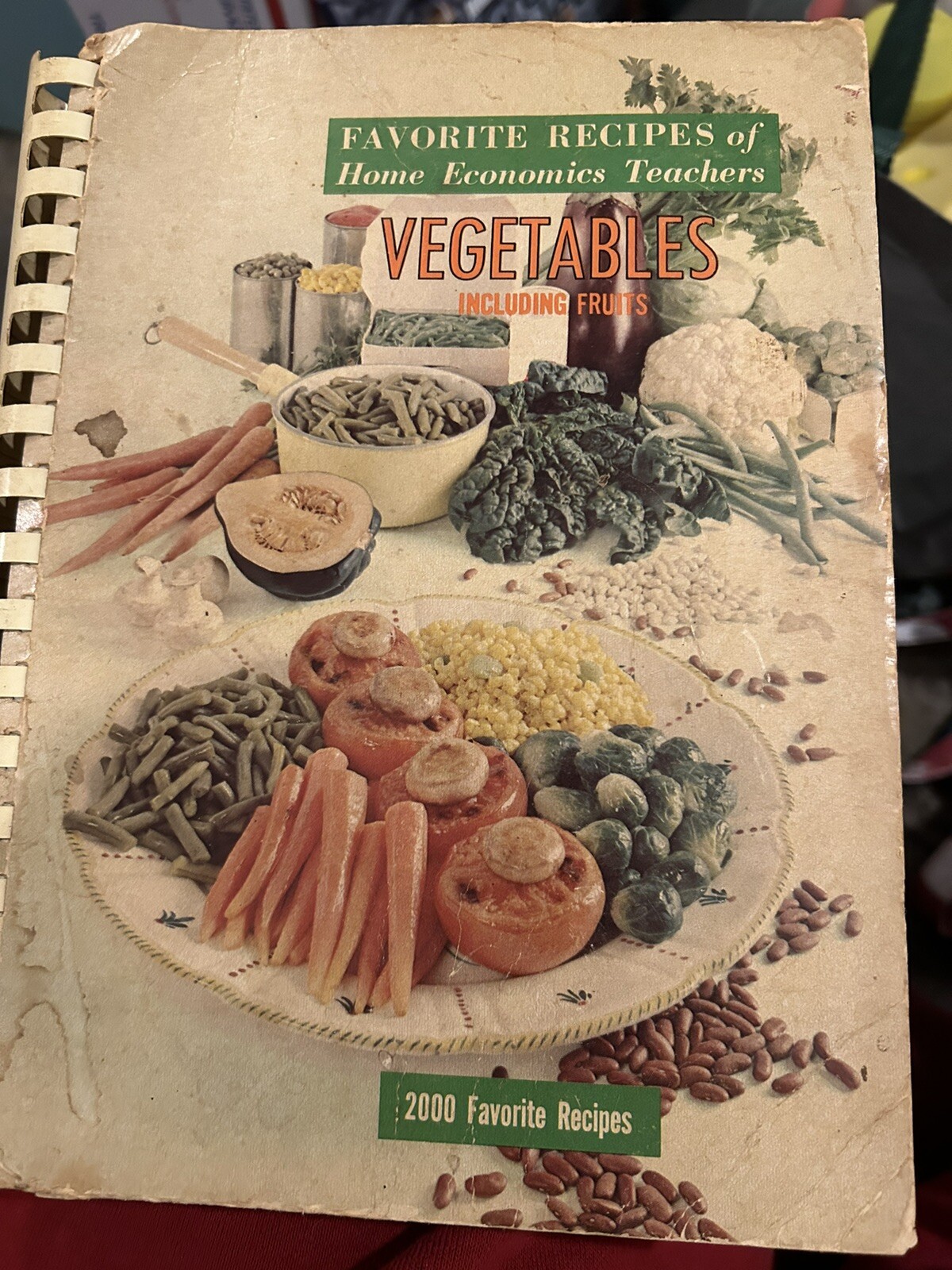 VTG Favorite Recipes Of Home Ec Teachers Vegetables Spiral Cookbook ...