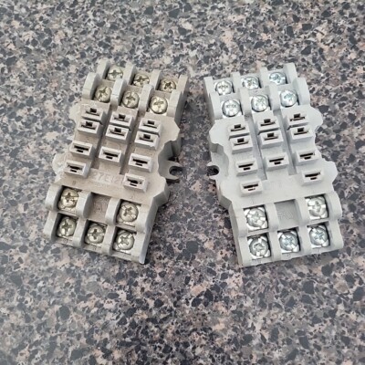 LOT OF 2: Potter & Brumfield 27E121 Relay Socket 300V 15A | eBay