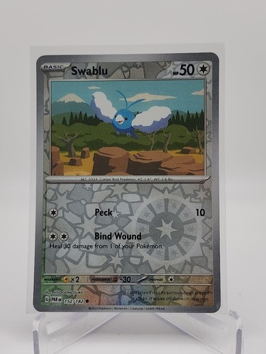 Swablu [Reverse Holo] 152/182 Pokémon TCG Paradox Rift | eBay UK