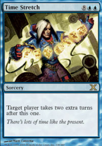 [1x] Time Stretch - Foil Played, English Tenth Edition MTG Magic | eBay