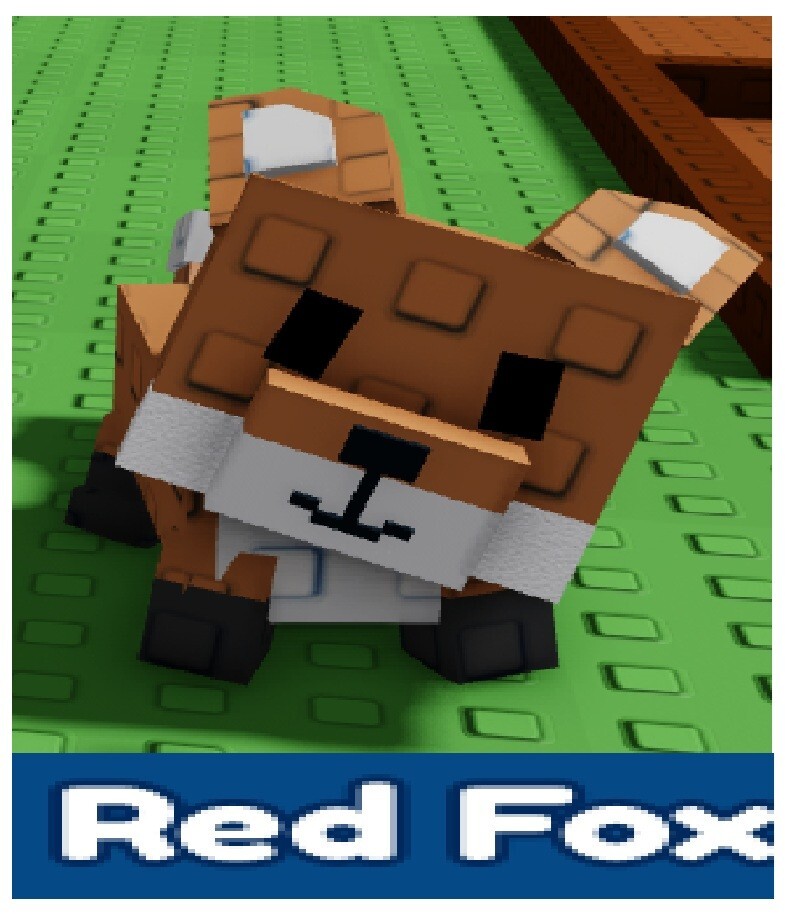 Red fox Rare hard to get grow a garden roblox | eBay