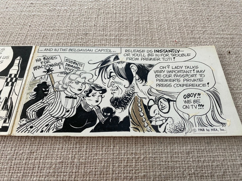 #681207 ROBIN MALONE Original Daily Strip Art by Bob Lubbers December 7 ...