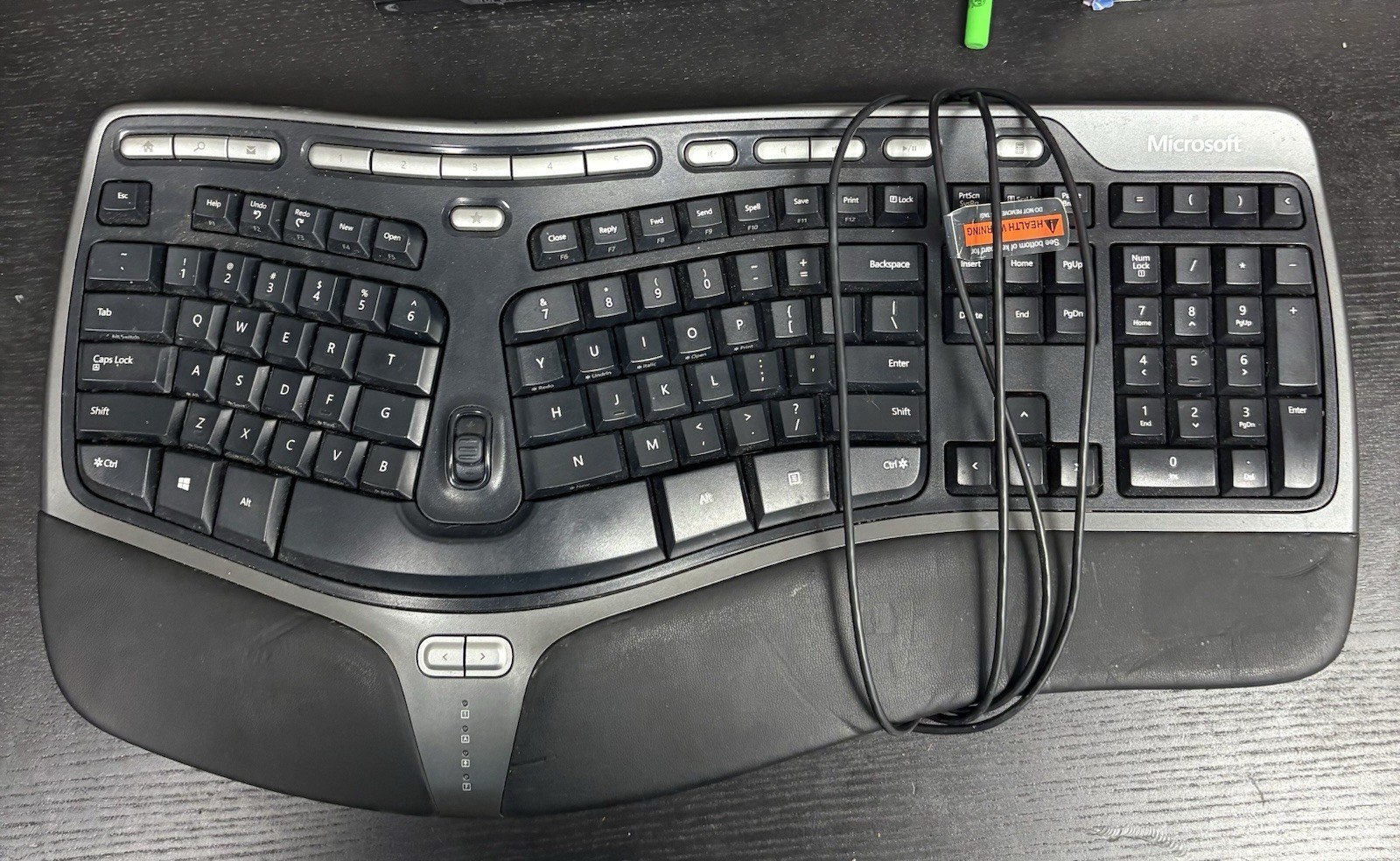 Microsoft Natural Ergonomic Keyboard 4000 v1.0 USB Wired | eBay