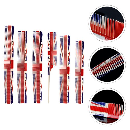 6 Pcs Combs for Hair Stylist Professional Styling Accessories Fine ...