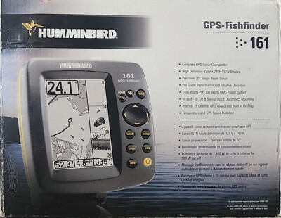 hummingbird 161 combo GPS Fishfinder | eBay