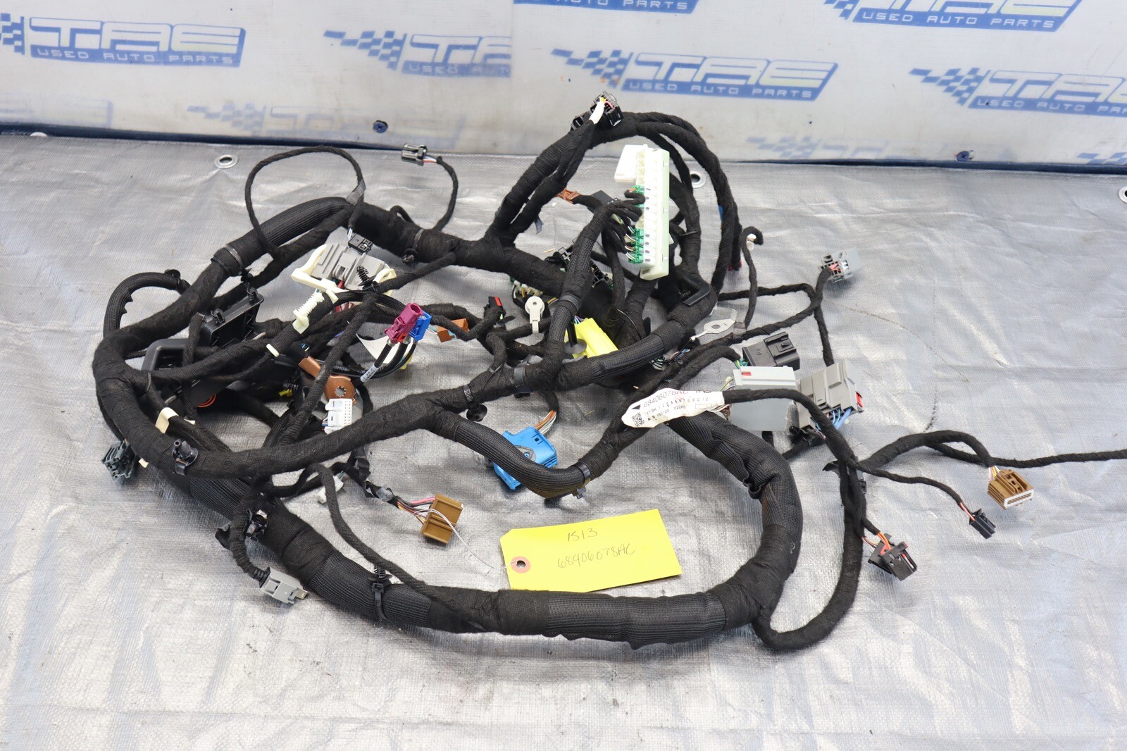 19 20 DODGE CHALLENGER HELLCAT 6.2L OEM DASH WIRING HARNESS 68406078AC ...