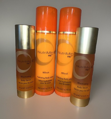 Arbonne NutriminC Re9 Hydrating Lotion & Reactivating Serum Gift Set 2X ...