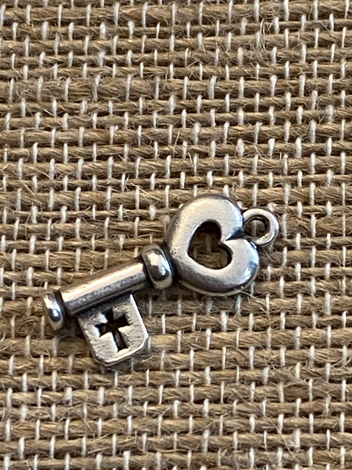 JAMES AVERY Sterling Silver KEY OF PROMISE Charm #725… - Gem