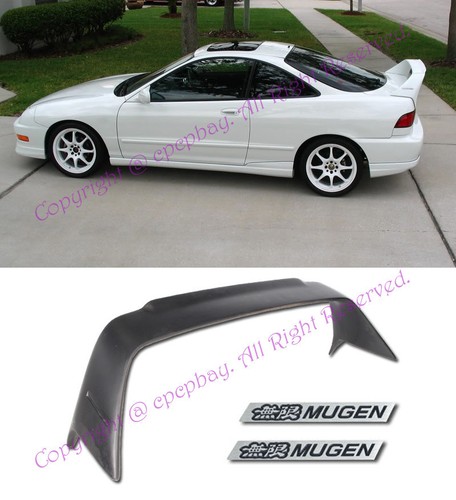 Fit 94-01 2dr Integra DC2 JDM Mugen Gen 1 Style ABS Spoiler Wing W ...