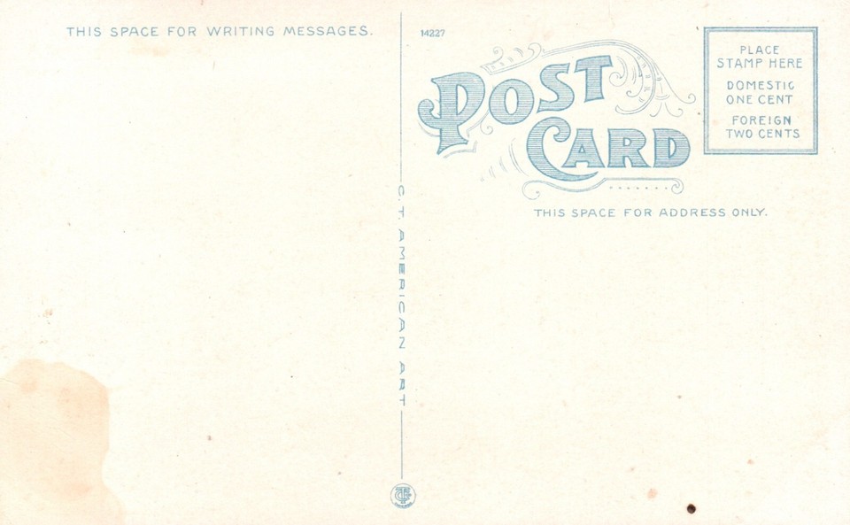 Postcard ME Lewiston Maine Coram Library Bates College Vintage PC e6022 ...