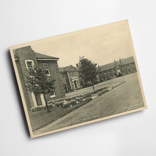 A6 PRINT - Vintage Bedfordshire - Henlow Camp. Officers' Mess | eBay