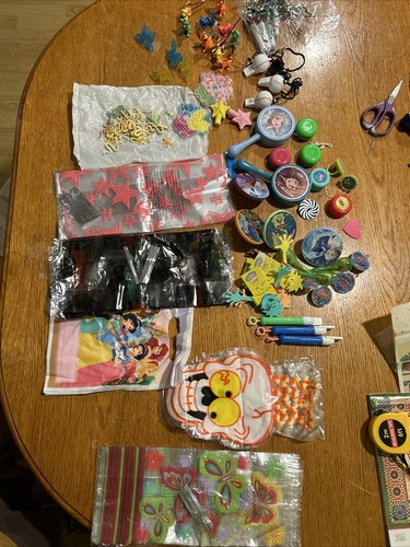 Huge lot of leftover party gift bags and party favors Over 100 Pieces ...