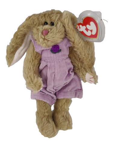 1993 Ty Beanie Babies Attic Treasures "Iris" the Bunny Rabbit Plush Toy ...