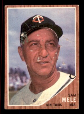 1962 Topps Baseball #482 Sam Mele PR *e1 | eBay