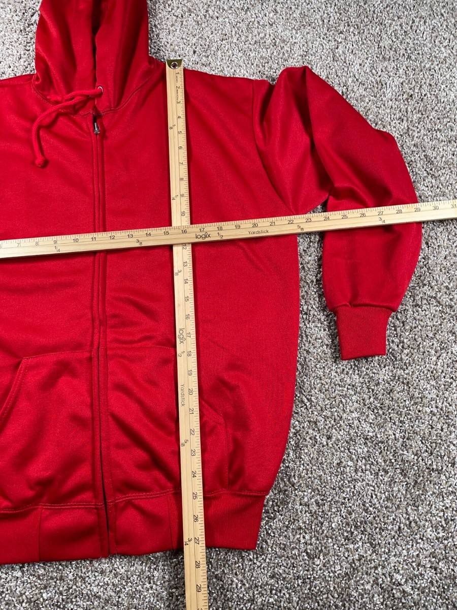 VTG 80s Thermal Lined Zip Up Hoodie Adult Large Ideal Zipper VTG 80s Thermal Lined Zip Up Hoodie Adult Large Ideal Zipper