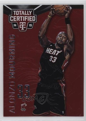 2014-15 Panini Totally Certified Platinum Red /279 Alonzo Mourning #125 ...