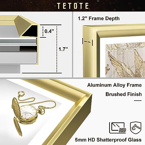 LED Mirror for Bathroom 20x28 Metal Frame Frontlit & 20x28"Baroque Gold ...