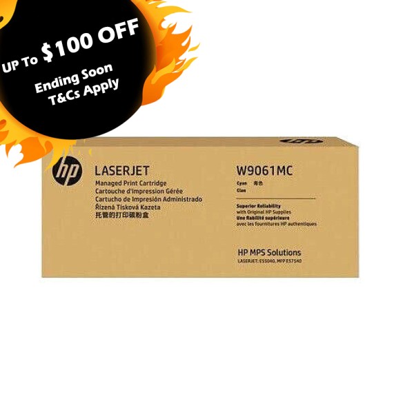 Genuine HP W9061MC Cyan Toner Cartridge for MPS E55040dn MFP E57540dn ...