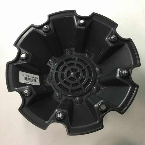 Moto Metal Black/w Chrome logo Center Cap Hub Cap M793BK01 8.325" | eBay