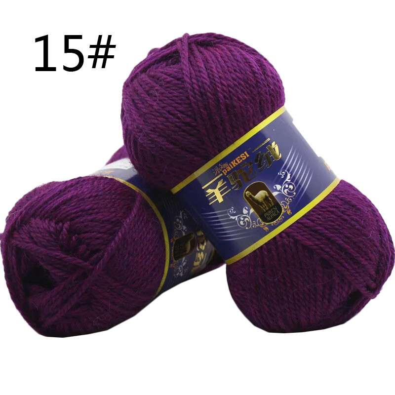 30Colors 100g Camel Velvet Thick Yarn Cashmere Hand Knitting Crochet ...