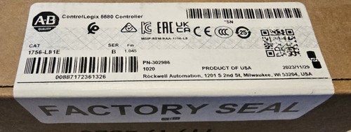 Allen-Bradley 1756-L81E AB SER B ControlLogix 5580 Controller NEW ...