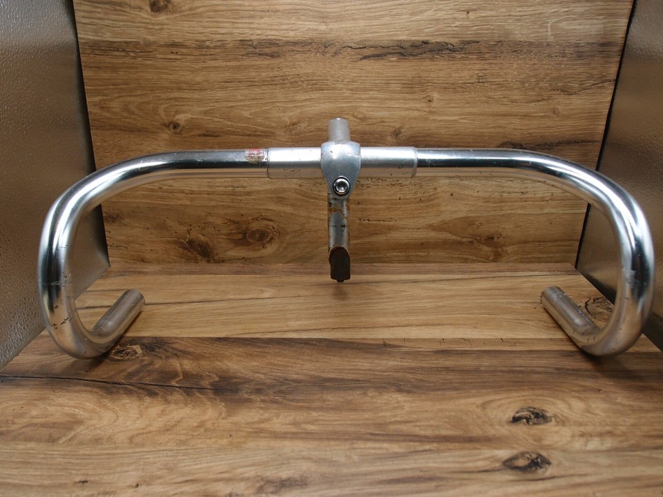 drop bar handlebar 3 TTT made in Italy + quill stem SR VIA Japan 22 mm ...
