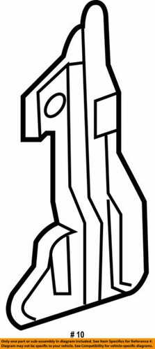 53294-12170 Toyota Deflector, radiator side, lh 5329412170, New Genuine ...