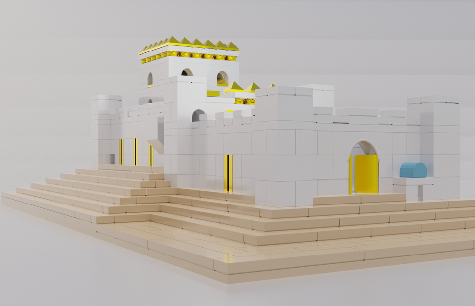 The Bais Hamikdash Jerusalem Temple by Aleph Brick™ Jewish Toys Kosher ...